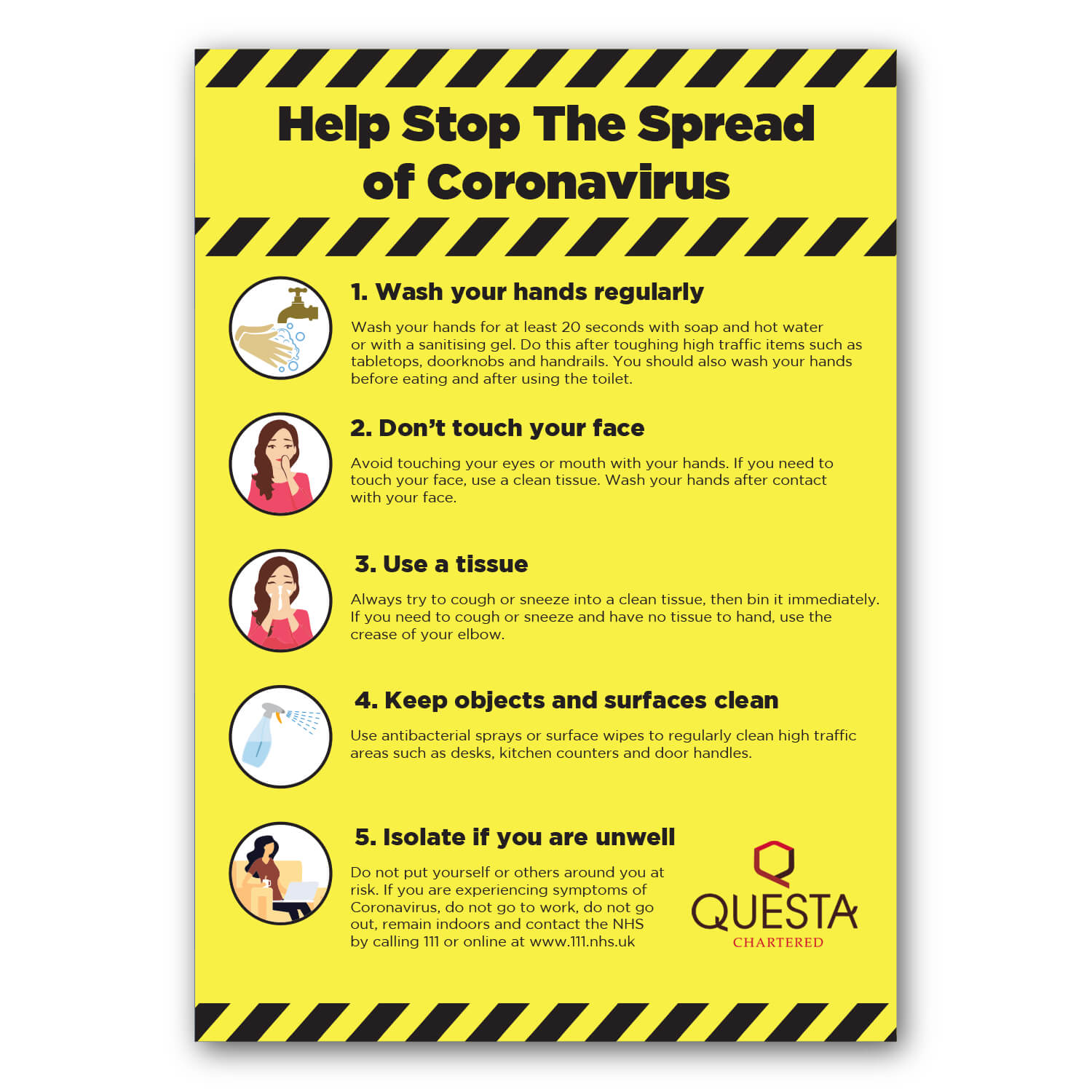 Workplace Protection Polyprop Posters - A2 | Hotline